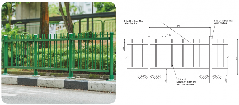 Aluminium Railing – K.U.S Metal Works